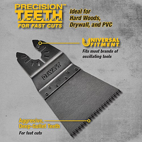 DEWALT DWA4270 Precision Tooth Blade, 1-1/4", Metallic Grey – Brand New ...